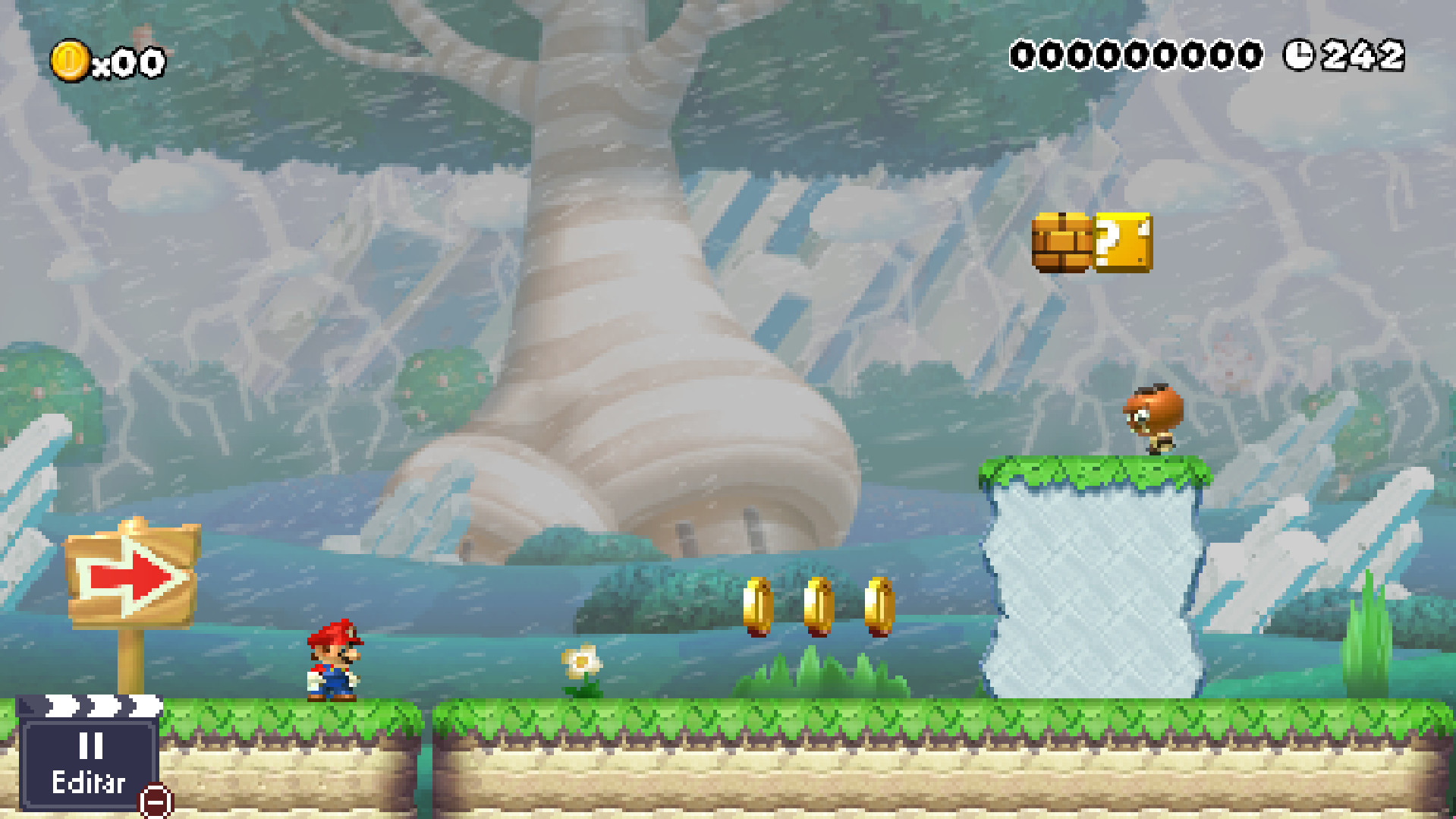 Stormy Plains | NSMBU Custom texture for SMMWE Mod for Super Mario ...