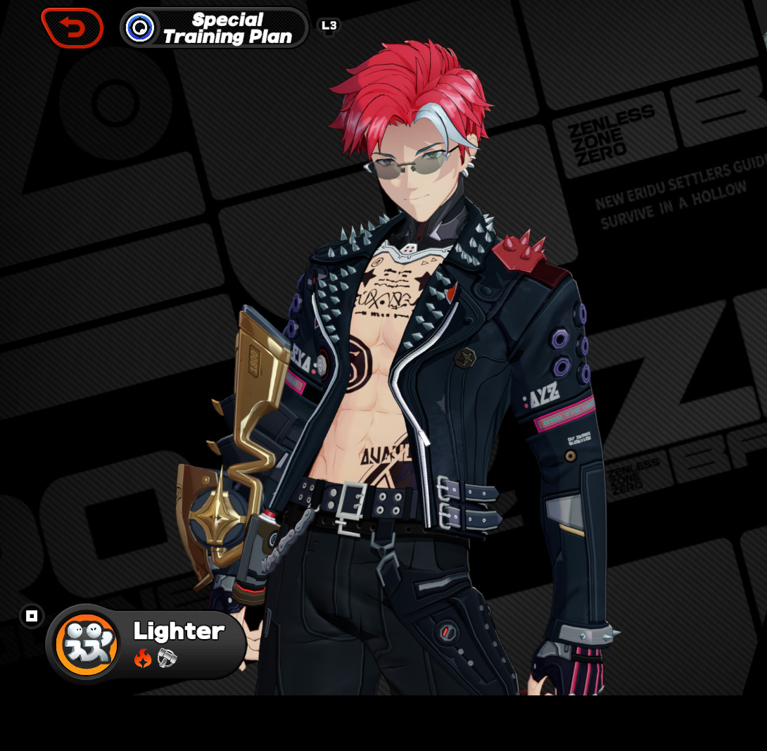 Biker Boyfriend Lighter Mod for Zenless Zone Zero | ZZZ Mods