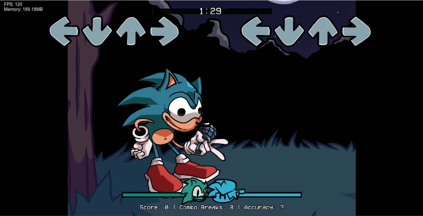 Sonic Legacy (Song Scrapped) Facade Chart Mod for Friday Night Funkin ...