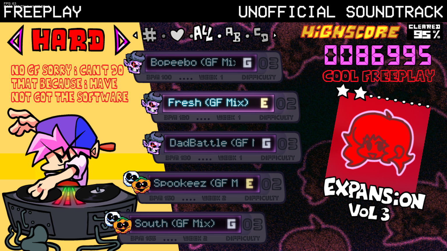 GF MIXES (my take)! Mod for Friday Night Funkin' | FNF Mods