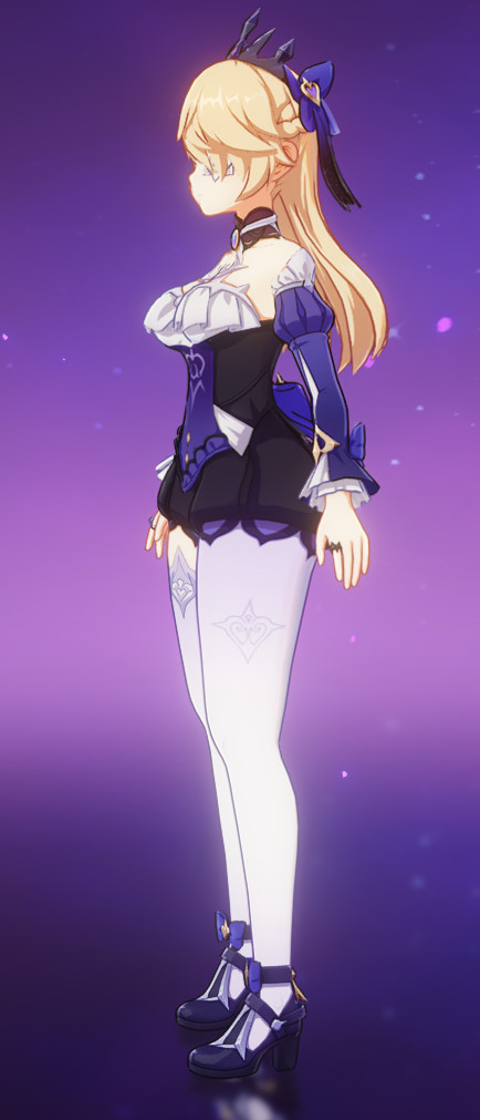 (ORFix Update) Slightly Thiccer Fischl Mod for Genshin Impact | GI Mods