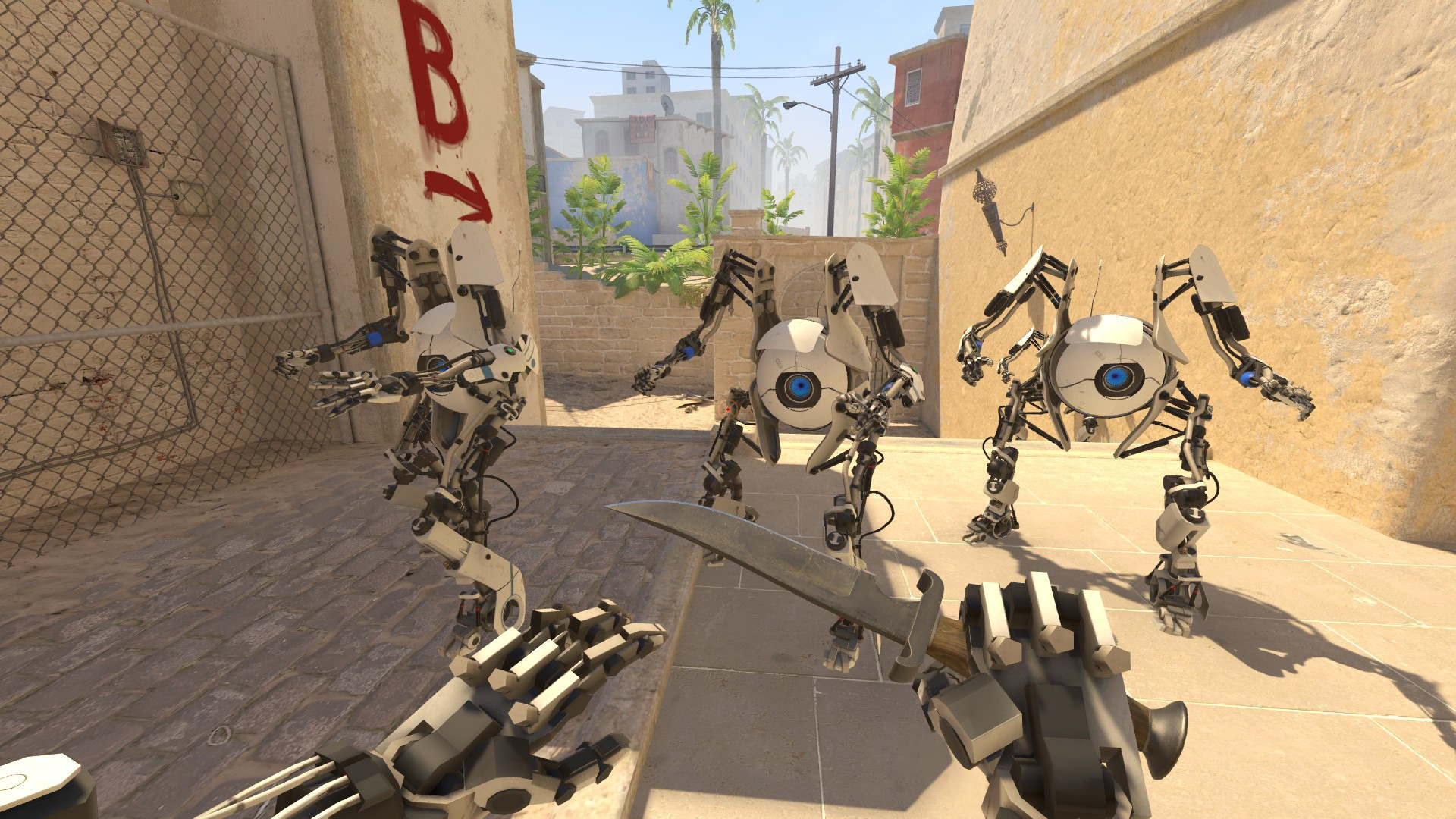 Atlas and P-Body (Portal 2) Mod for Counter-Strike 2 | CS2 Mods
