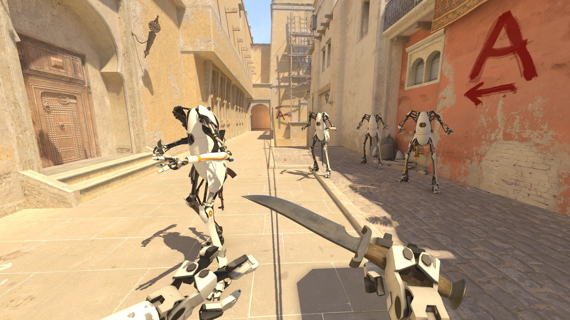 Atlas and P-Body (Portal 2) Mod for Counter-Strike 2 | CS2 Mods
