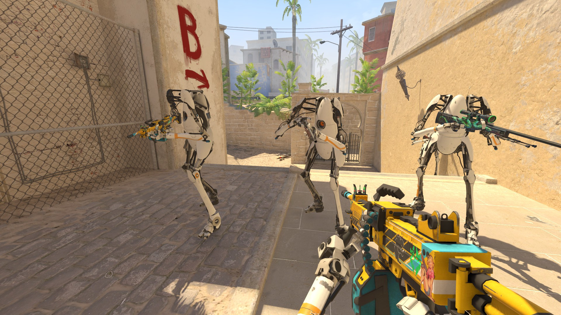 Atlas and P-Body (Portal 2) Mod for Counter-Strike 2 | CS2 Mods