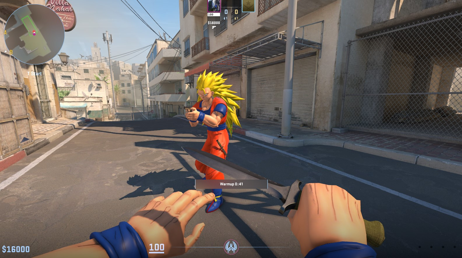 Goku SS3 Mod for Counter-Strike 2 | CS2 Mods
