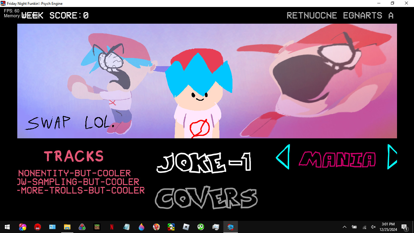 A Totally Normal FNF Joke Mod Mod for Friday Night Funkin' | FNF Mods