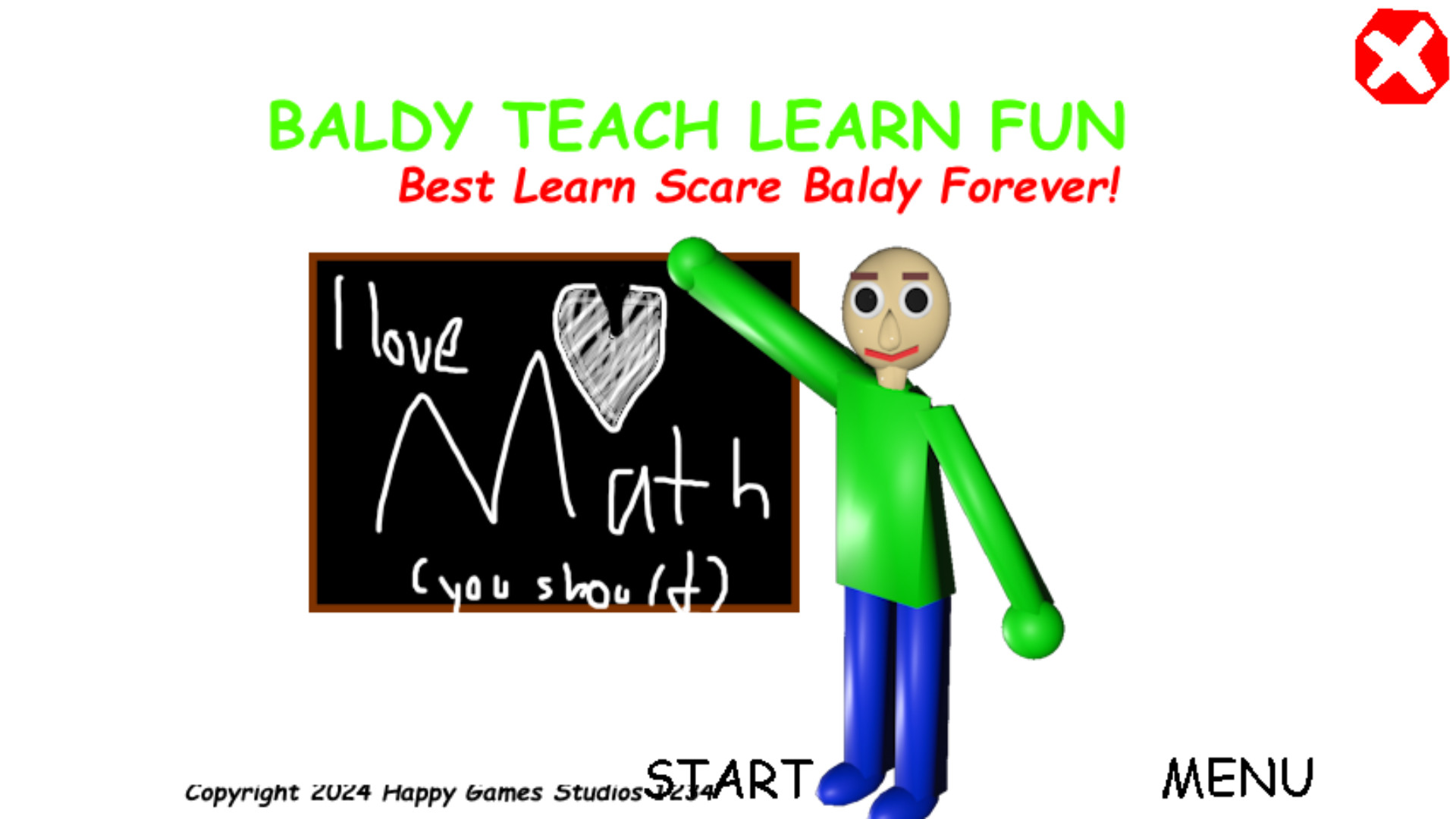 BALDY TEACH LEARN FUN (Bootleg baldi andriod game) Mod for Baldi's ...