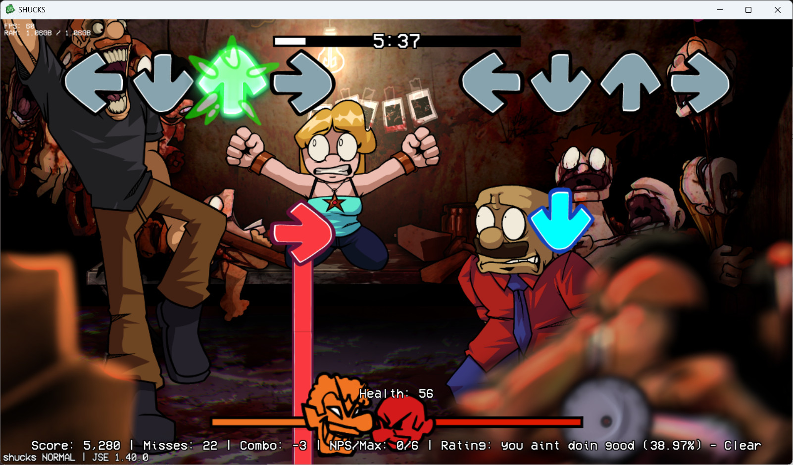 SHUCKS: my version Mod for Friday Night Funkin' | FNF Mods