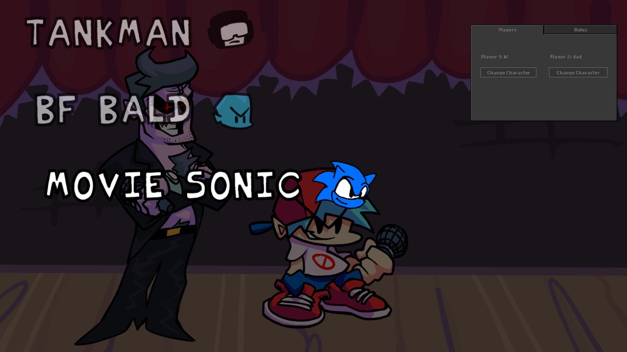 Movie Sonic For FNF Multi 3.2 Mod for Friday Night Funkin' | FNF Mods