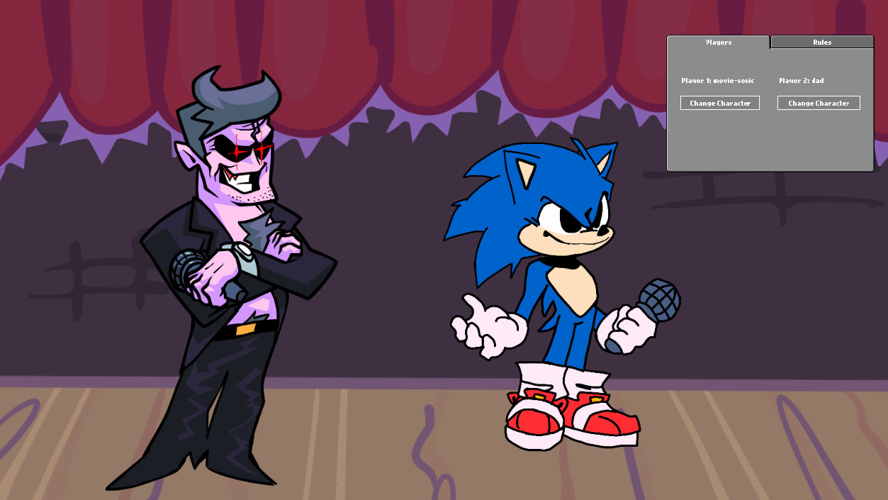 Movie Sonic For FNF Multi 3.2 Mod for Friday Night Funkin' | FNF Mods