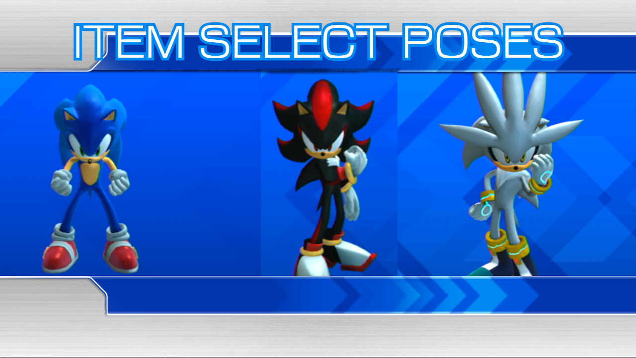 Item Select Poses Mod for Sonic the Hedgehog (2006) | Sonic '06 Mods
