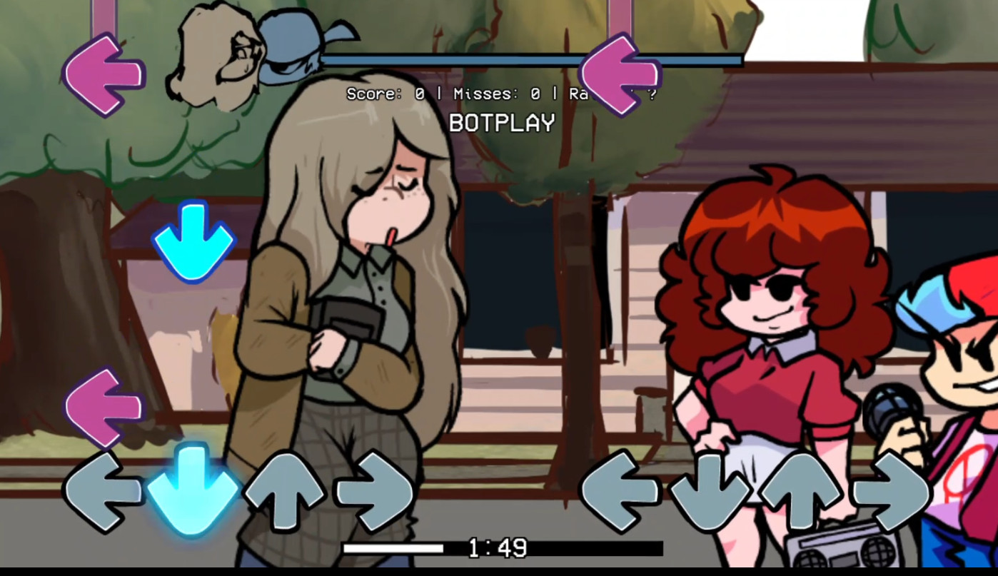 AHH!! so scary! Mod for Friday Night Funkin' | FNF Mods