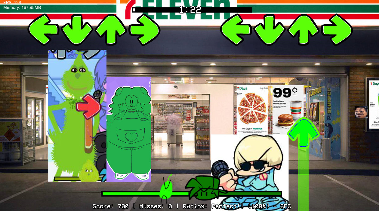 FNF GREENLY: GREEN 8 Mod for Friday Night Funkin' | FNF Mods