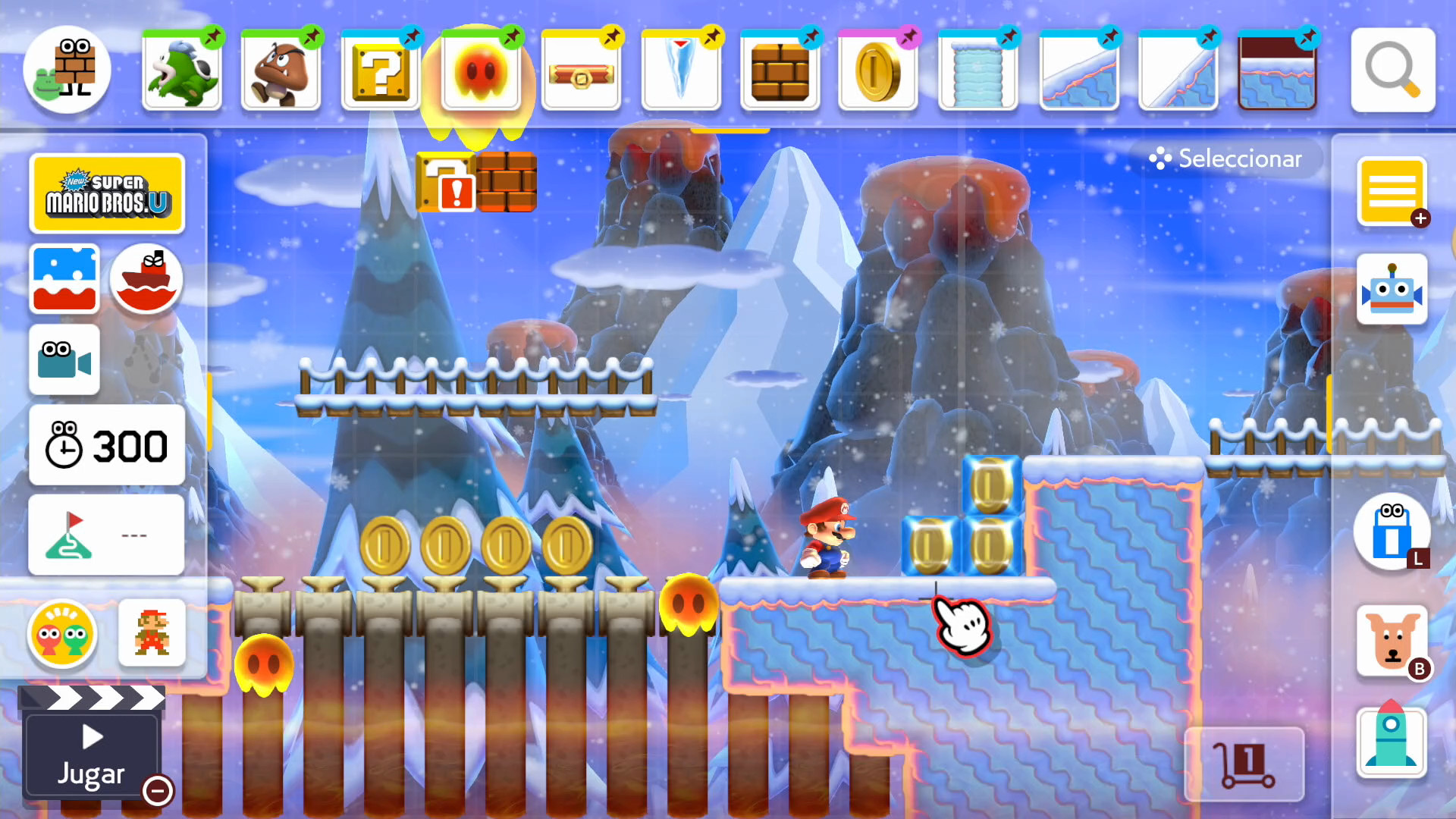 NSMBU Freezeflame Mod for Super Mario Maker 2 | SMM2 Mods