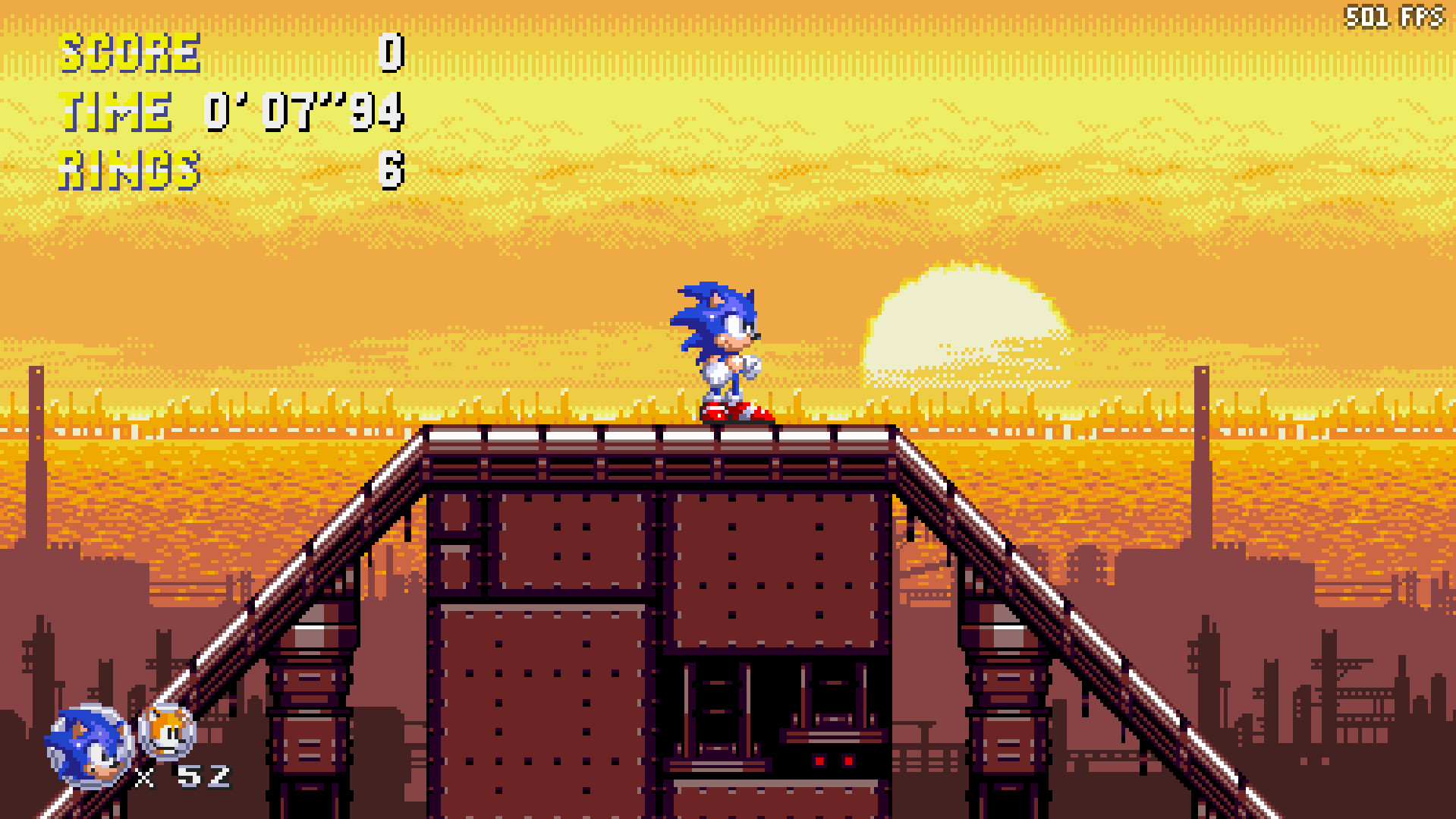 Triple Trouble 16-Bit HUD Mod for Sonic 3 A.I.R. | S3AIR Mods