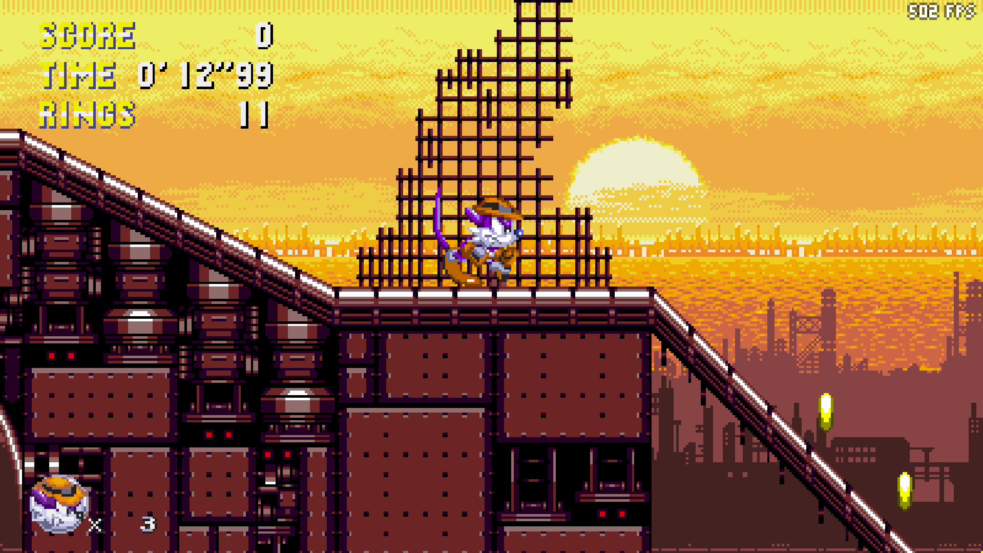 Triple Trouble 16-Bit HUD Mod for Sonic 3 A.I.R. | S3AIR Mods