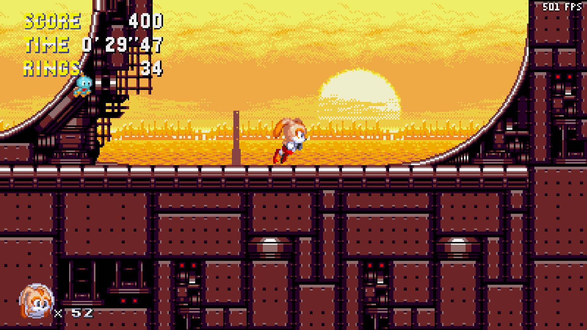 Triple Trouble 16-Bit HUD Mod for Sonic 3 A.I.R. | S3AIR Mods