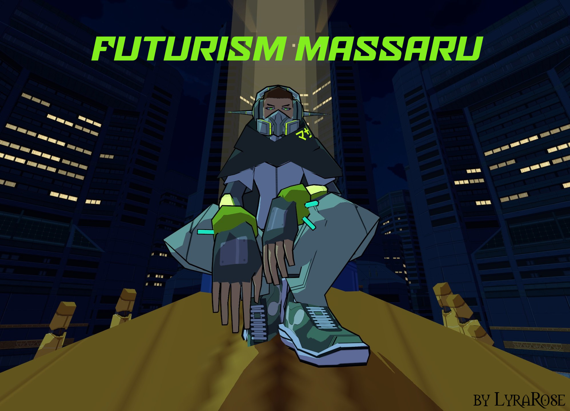 FUTURISM Massaru Mod for Bomb Rush Cyberfunk | BRC Mods