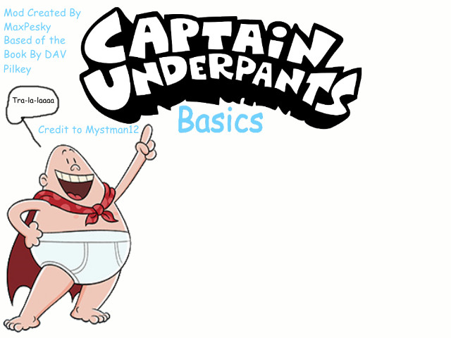 Captain Underpants Basics Reupload Mod for Baldi's Basics | Baldi Mods