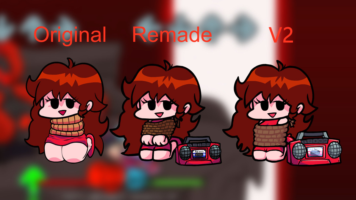 Girlfriend in Expurgation remade Mod for Friday Night Funkin' | FNF Mods