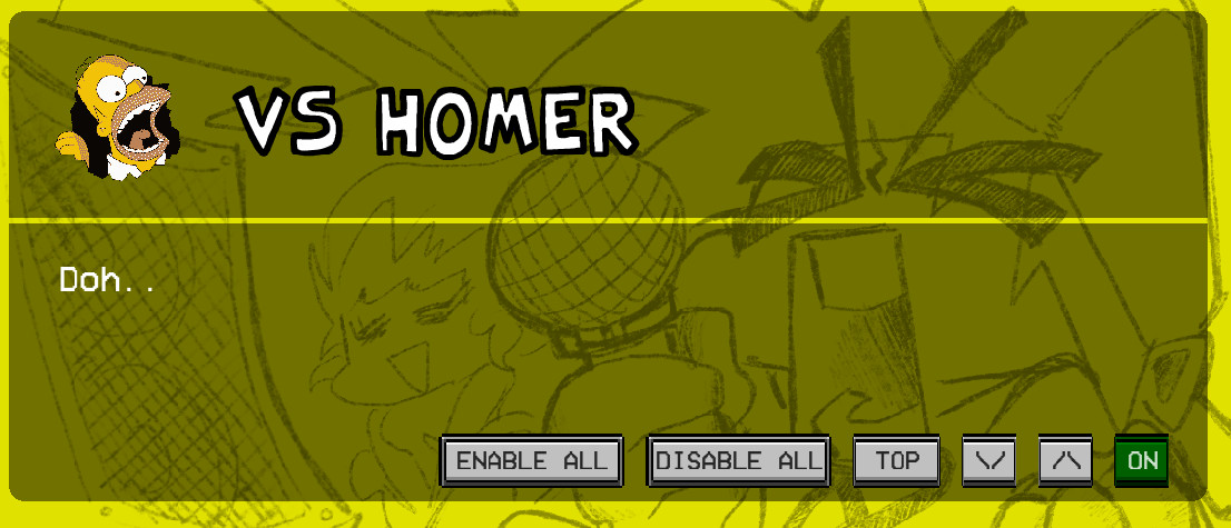 Vs Homer One-Shot ("FNF10: HSITC" Jam) Mod for Friday Night Funkin ...