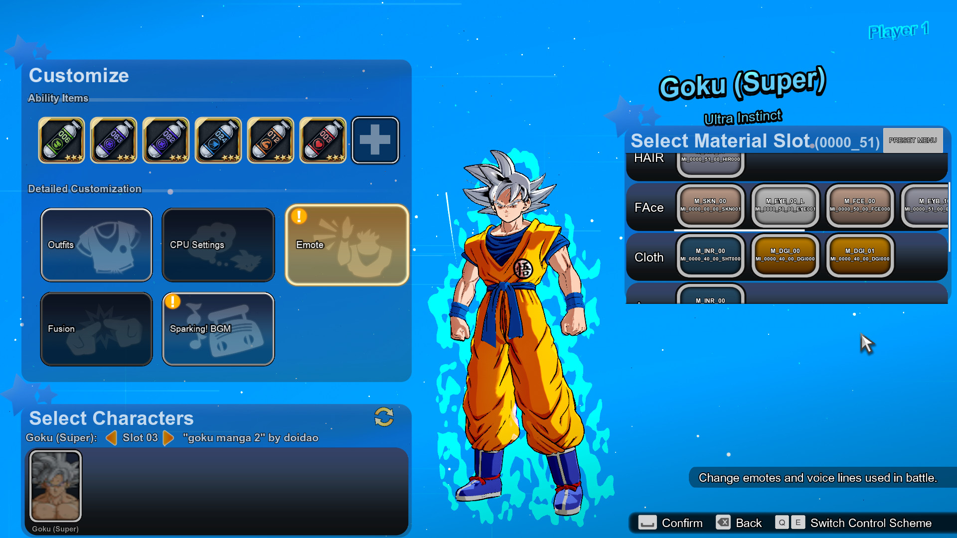 goku manga colors DBColorZ Mod for Dragon Ball: Sparking! ZERO | DBSZ Mods