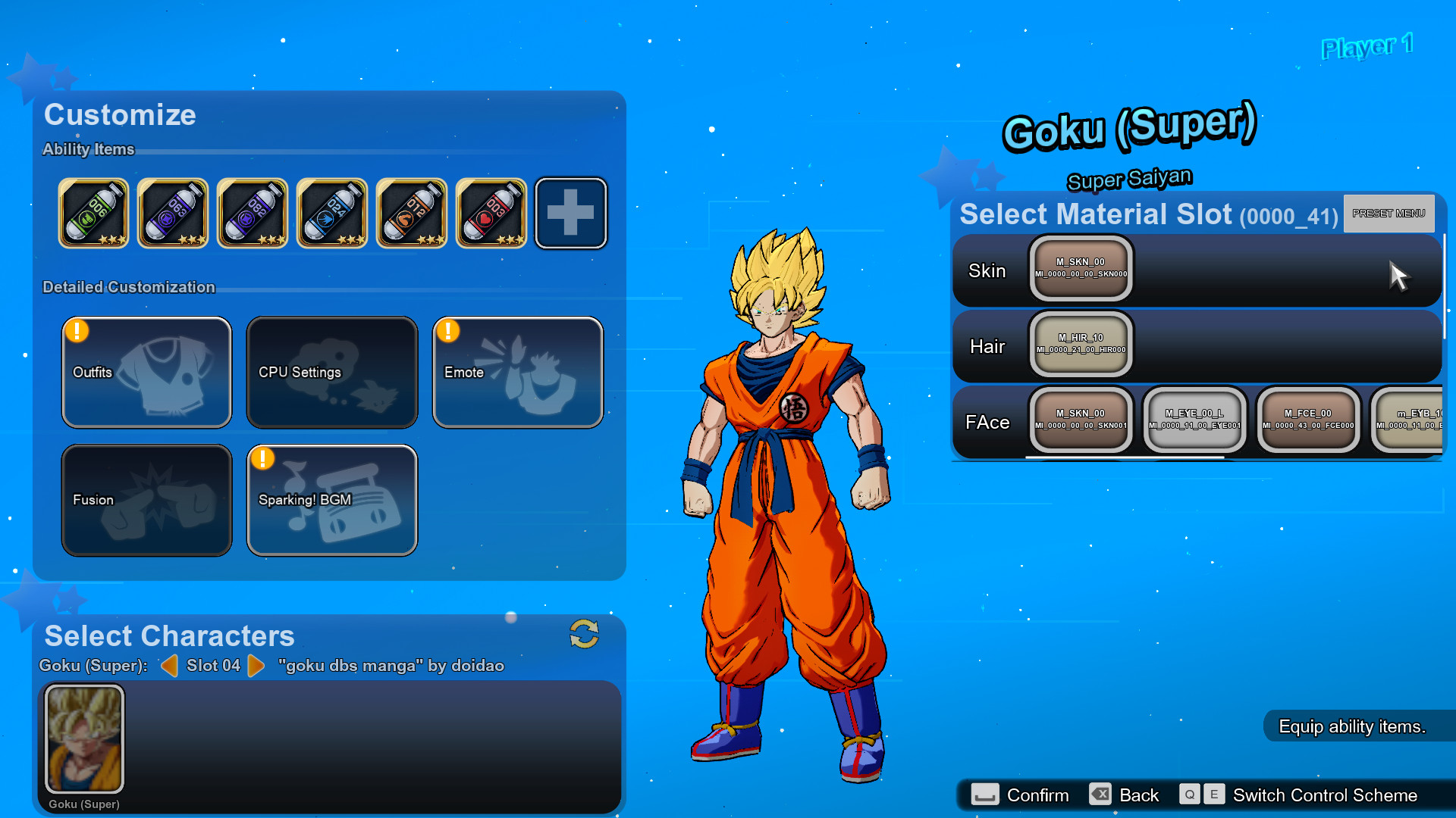 goku dbs manga colors DBColorZ Mod for Dragon Ball: Sparking! ZERO ...