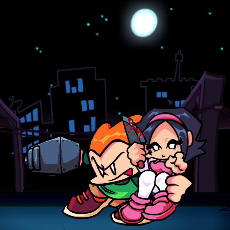 Pico Holding Nene [Psych engine] Mod for Friday Night Funkin' | FNF Mods