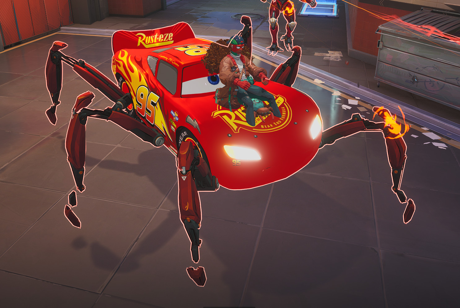 Lightning McQueen Spider Car Mod for Marvel Rivals | MR Mods