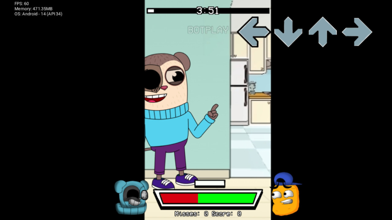Triflethumb Fanmod Mod for Friday Night Funkin' | FNF Mods
