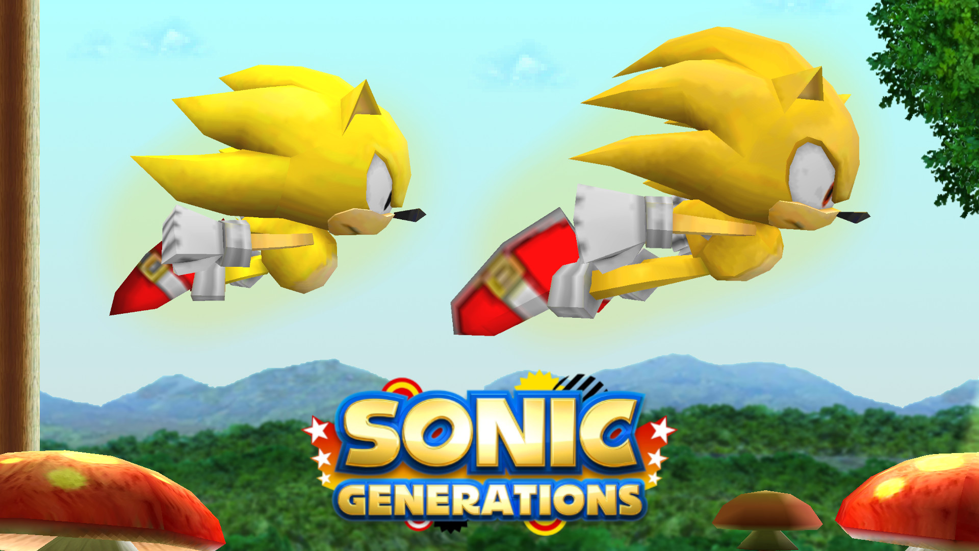 Playable Super Sonics Mod for Sonic Generations (3DS) | SG3DS Mods