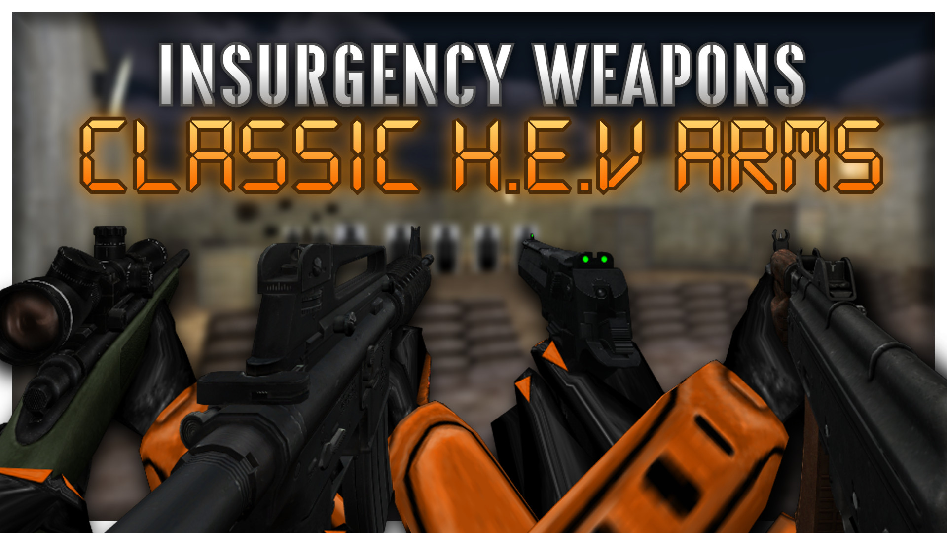 Classic HEV Arms for Insurgency Weapons Mod for Sven Co-op | SC Mods