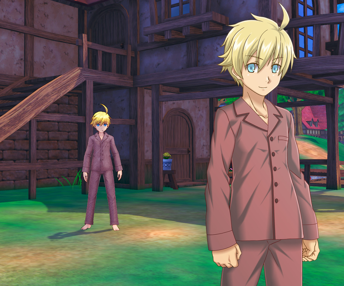 Ares Coloured Pyjama's Mod for Rune Factory 5 | RF5 Mods