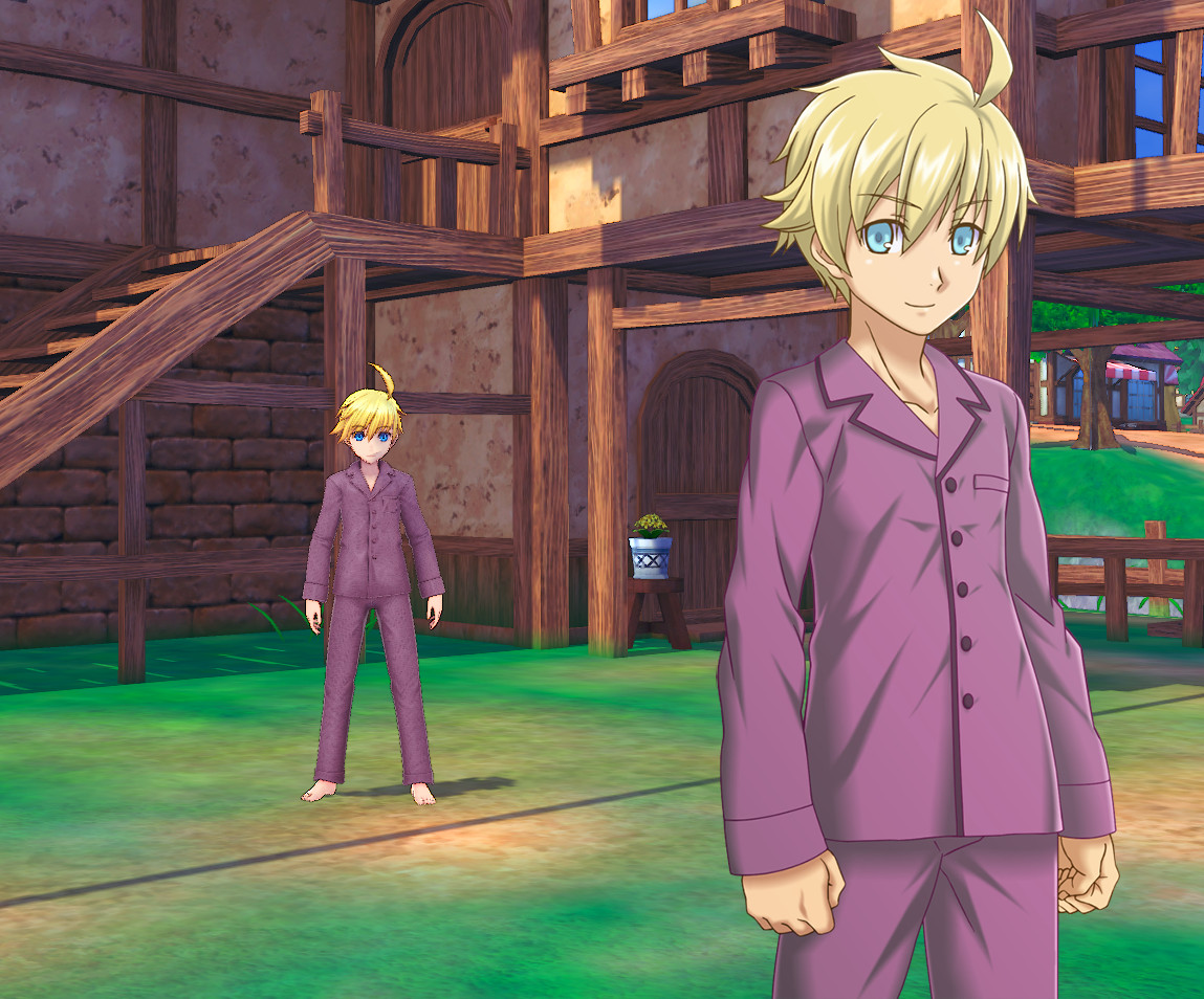 Ares Coloured Pyjama's Mod for Rune Factory 5 | RF5 Mods