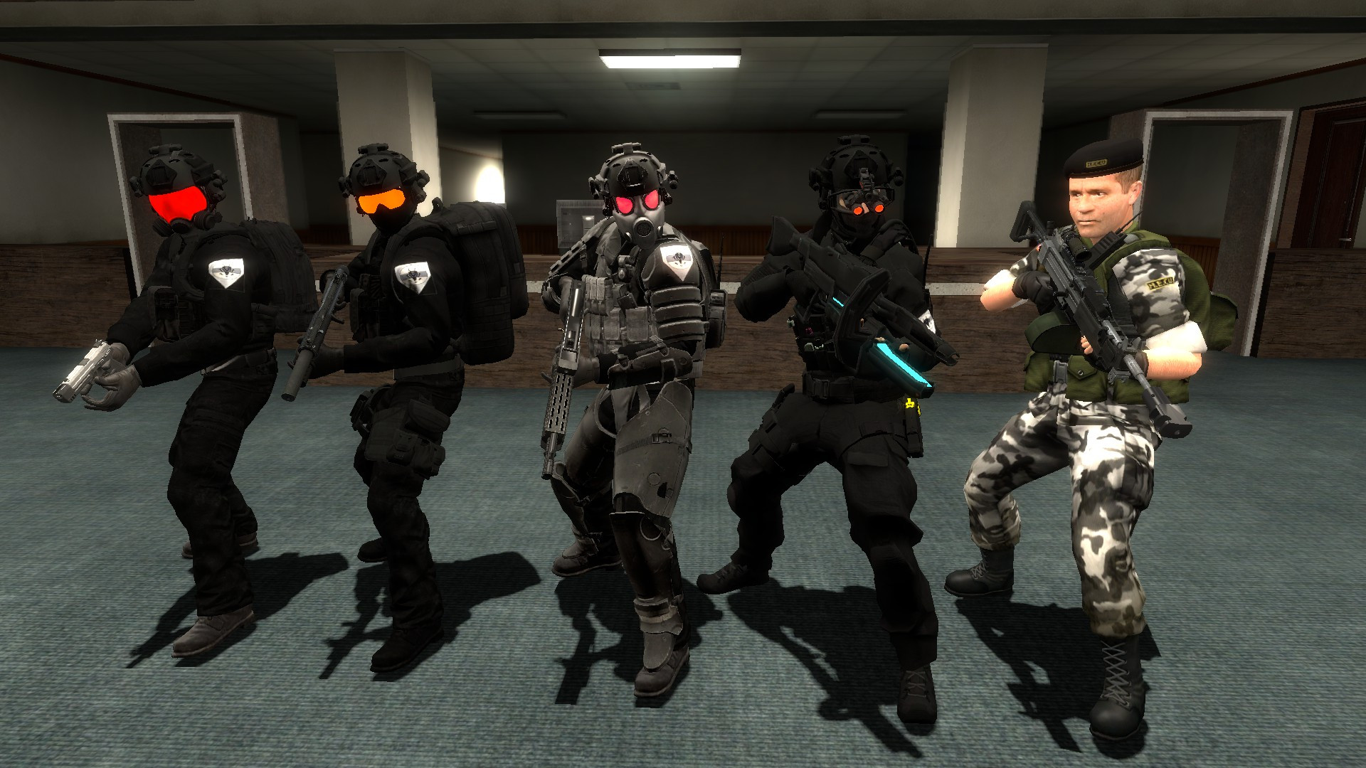 F.E.A.R. Armacham and blackops npcs Mod for Garry's Mod | GMod Mods