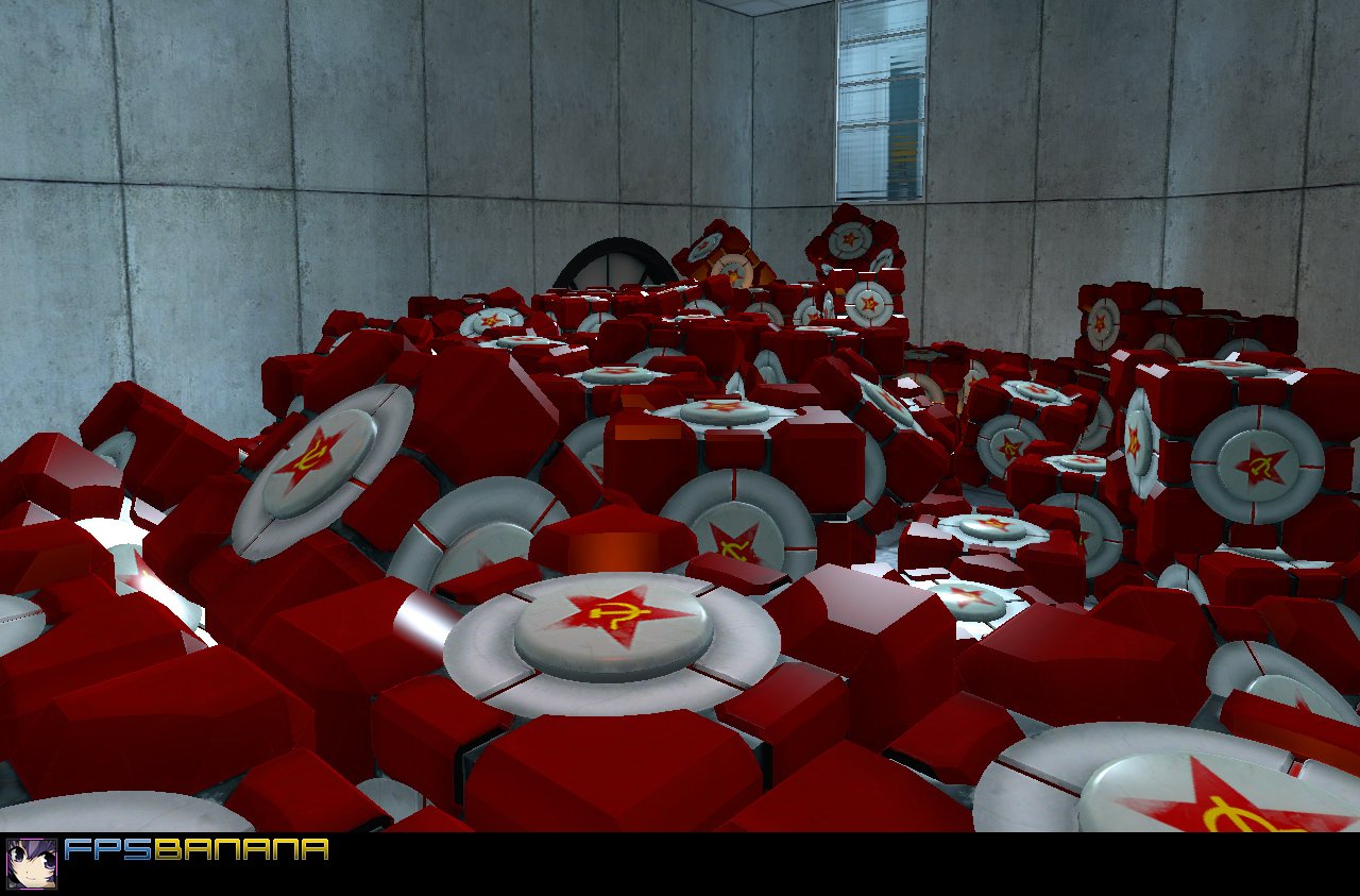 Weighted Communist Cube [Portal] [Mods]