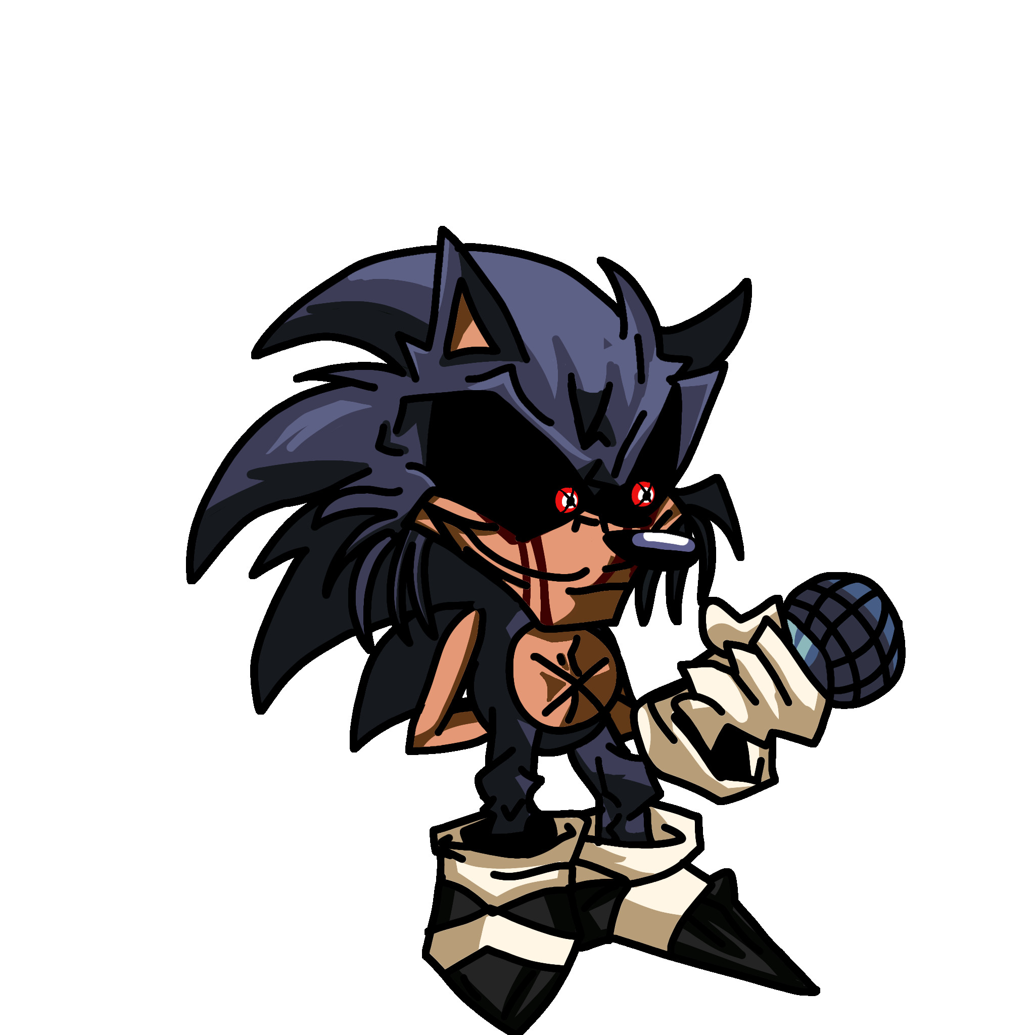 Lord X Reskin Mod for Friday Night Funkin' | FNF Mods