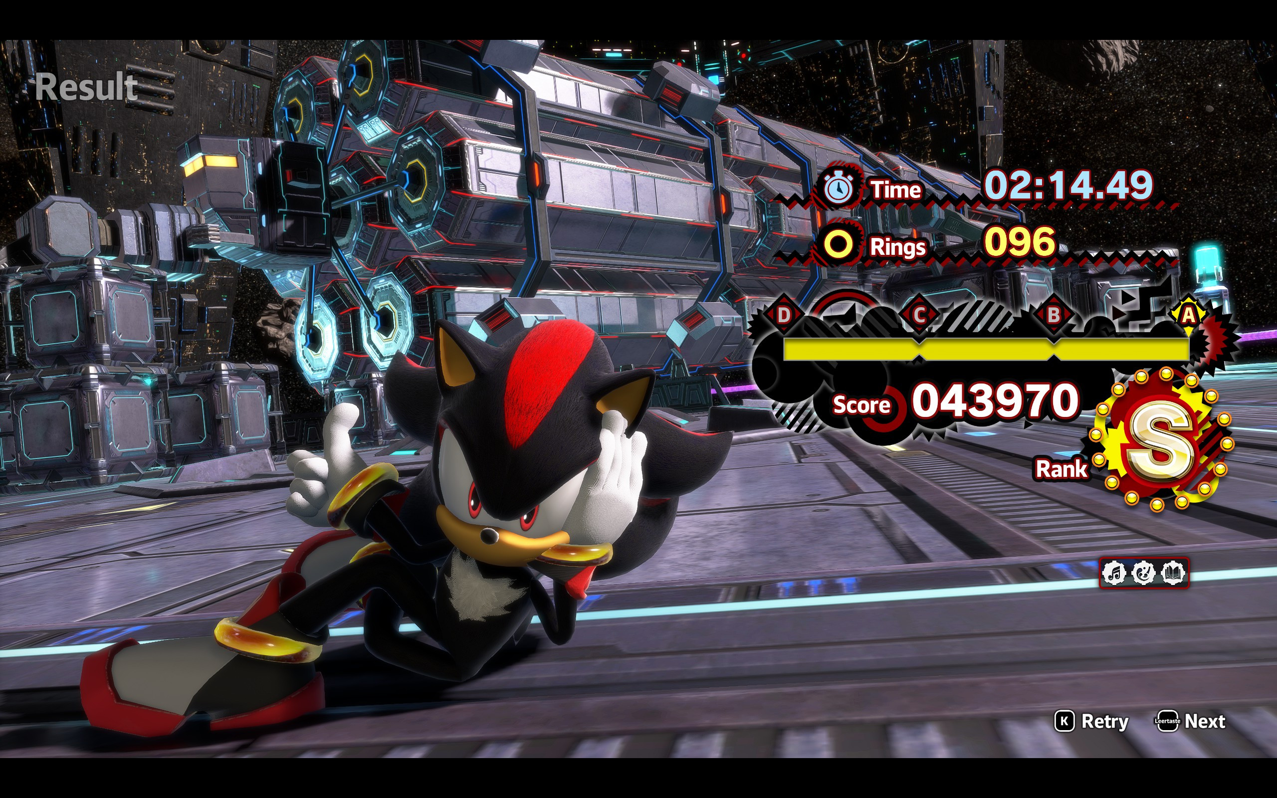 Sonic Gens S Rank Anim Mod for Shadow Generations | SXSGShadow Mods