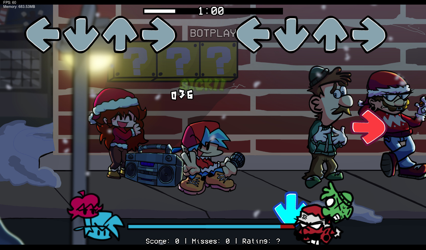 Worst Day Out HOLIDAY SPECIAL Mod for Friday Night Funkin' | FNF Mods