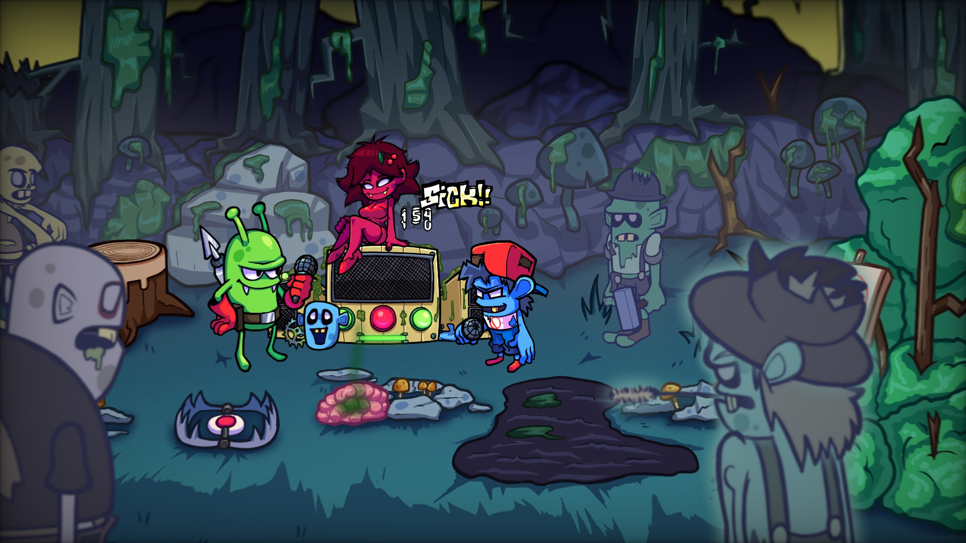 FNF: Zombie Funkers [ONESHOT] Mod for Friday Night Funkin' | FNF Mods