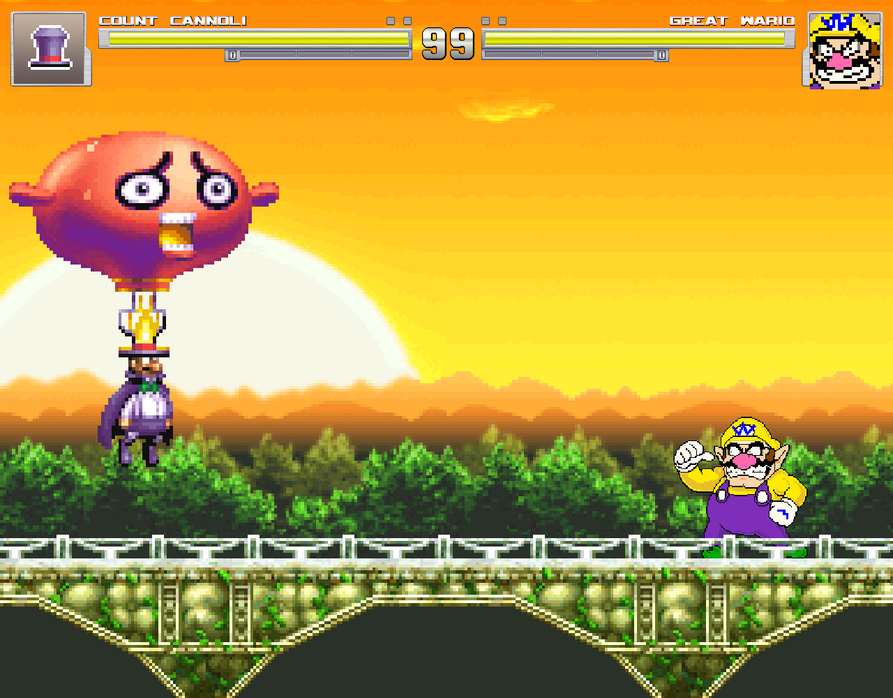 Count Cannoli (Wario: Master of Disguise) Mod for M.U.G.E.N | MUGEN Mods