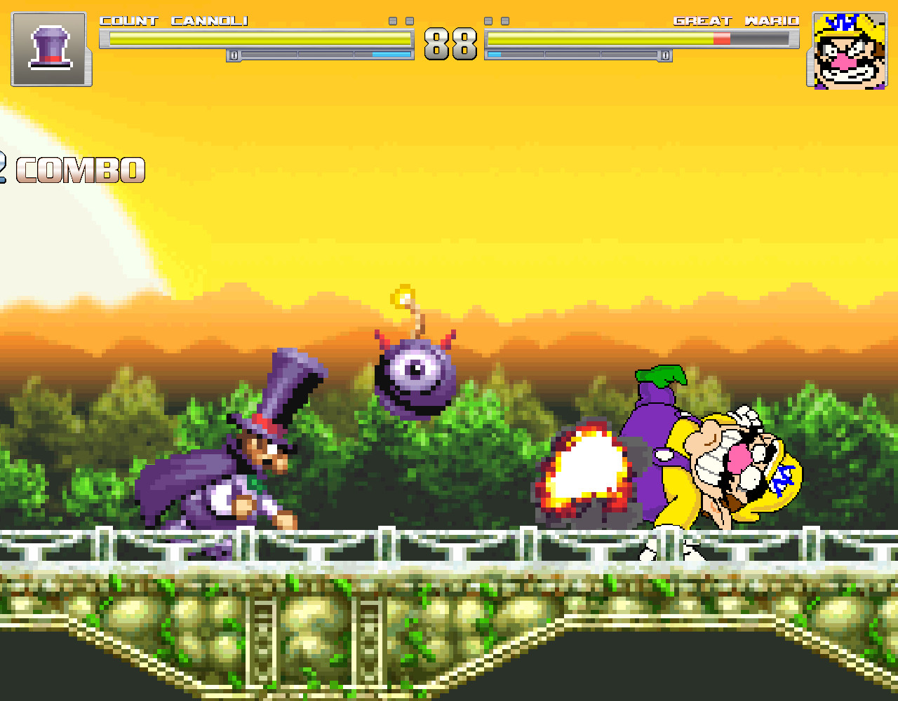 Count Cannoli (Wario: Master of Disguise) Mod for M.U.G.E.N | MUGEN Mods