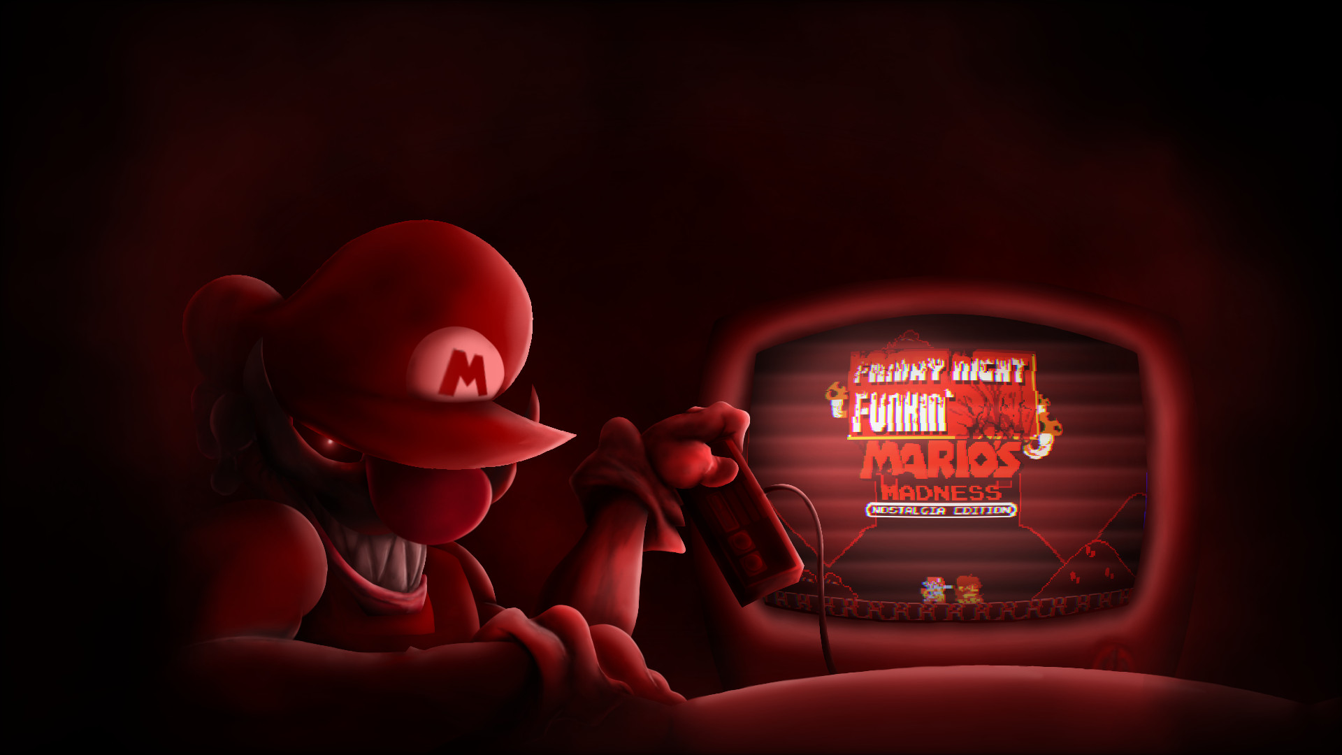 Mario's Madness Nostalgia Edition Mod for Friday Night Funkin' | FNF Mods