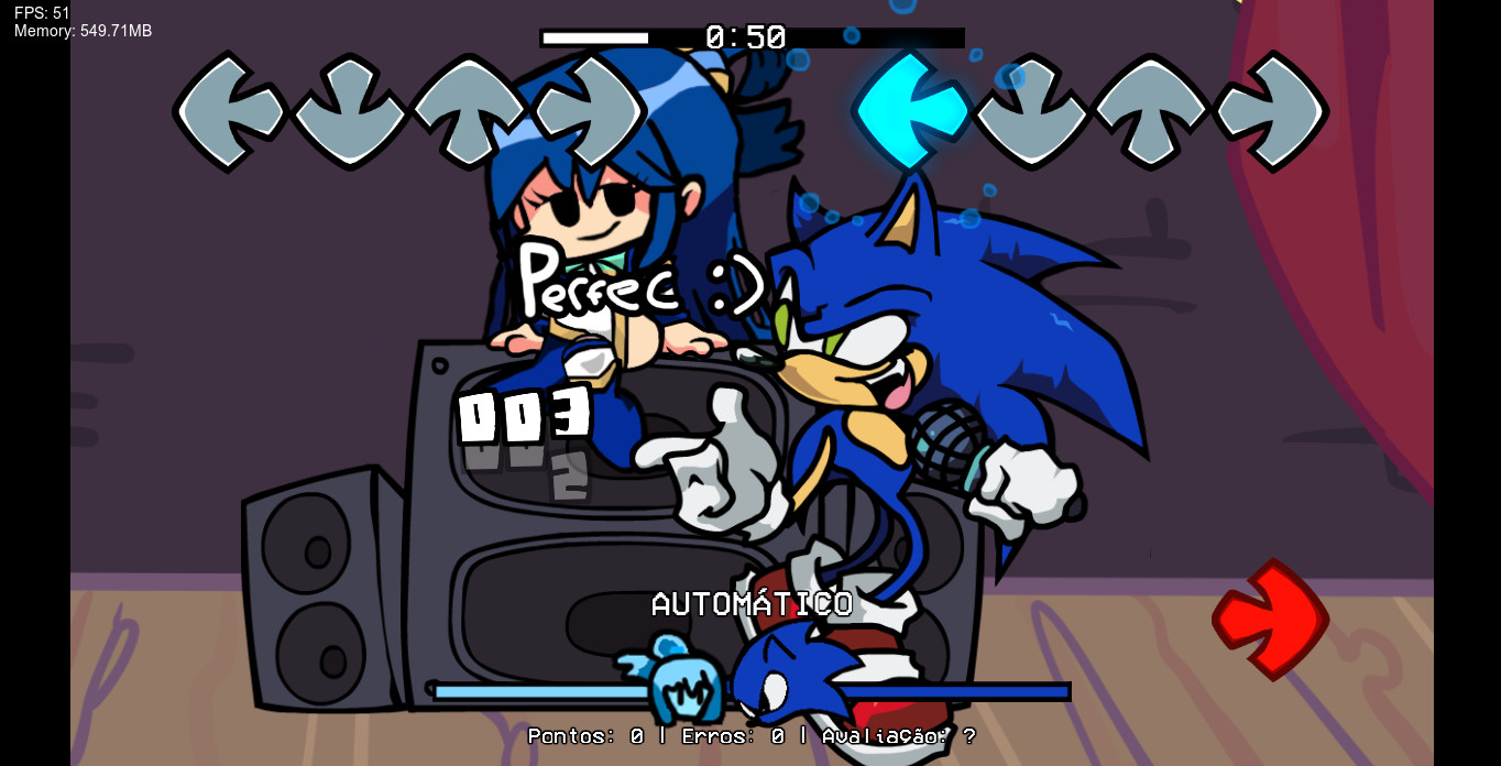 Playable Anime Sonic + FLA Mod for Friday Night Funkin' | FNF Mods