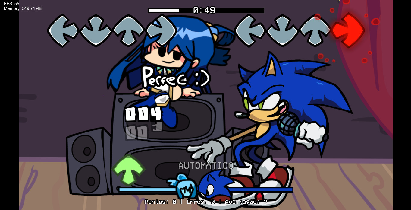 Playable Anime Sonic + FLA Mod for Friday Night Funkin' | FNF Mods