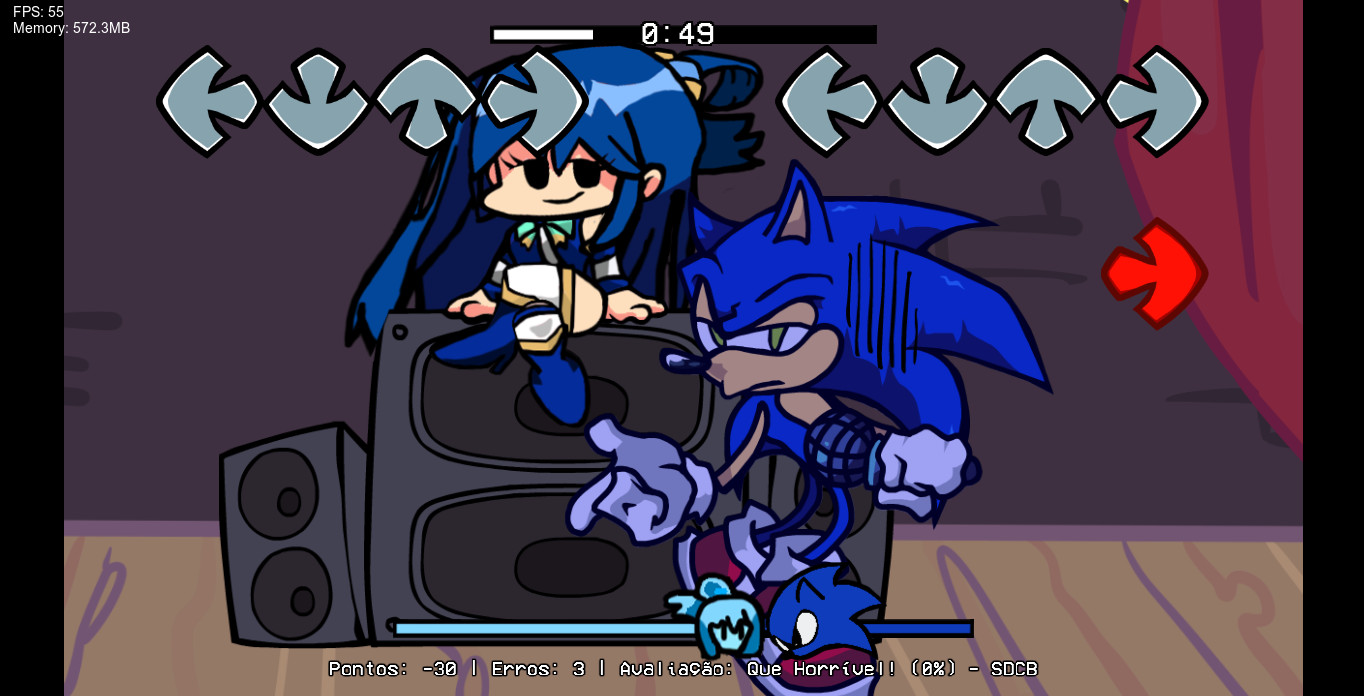 Playable Anime Sonic + FLA Mod for Friday Night Funkin' | FNF Mods