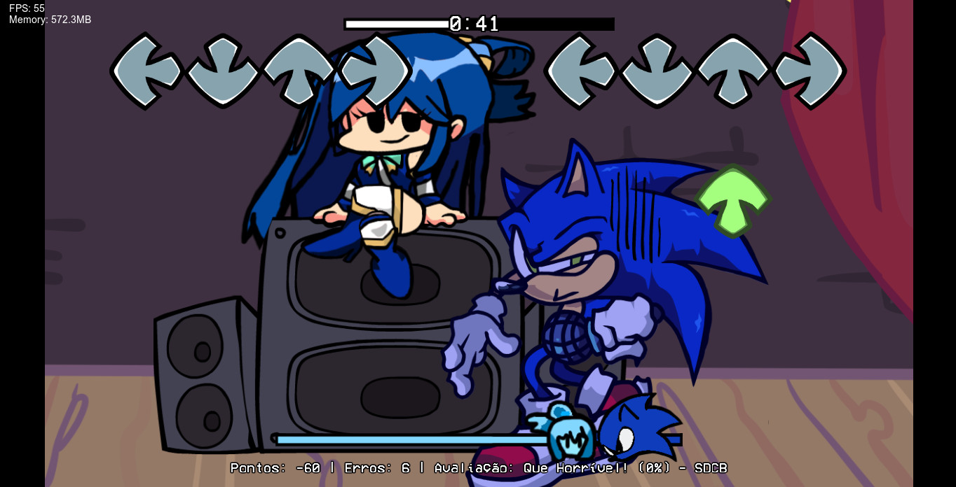 Playable Anime Sonic + FLA Mod for Friday Night Funkin' | FNF Mods
