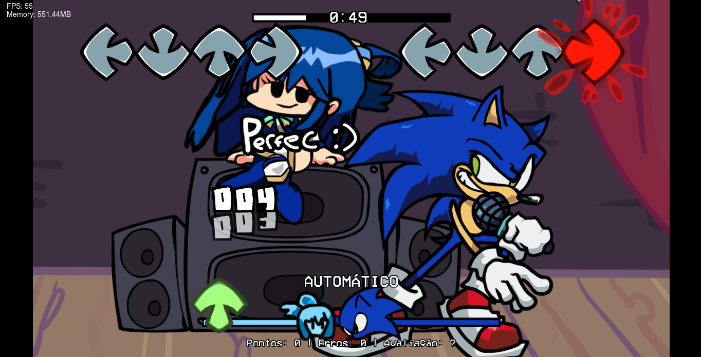 Playable Anime Sonic + FLA Mod for Friday Night Funkin' | FNF Mods