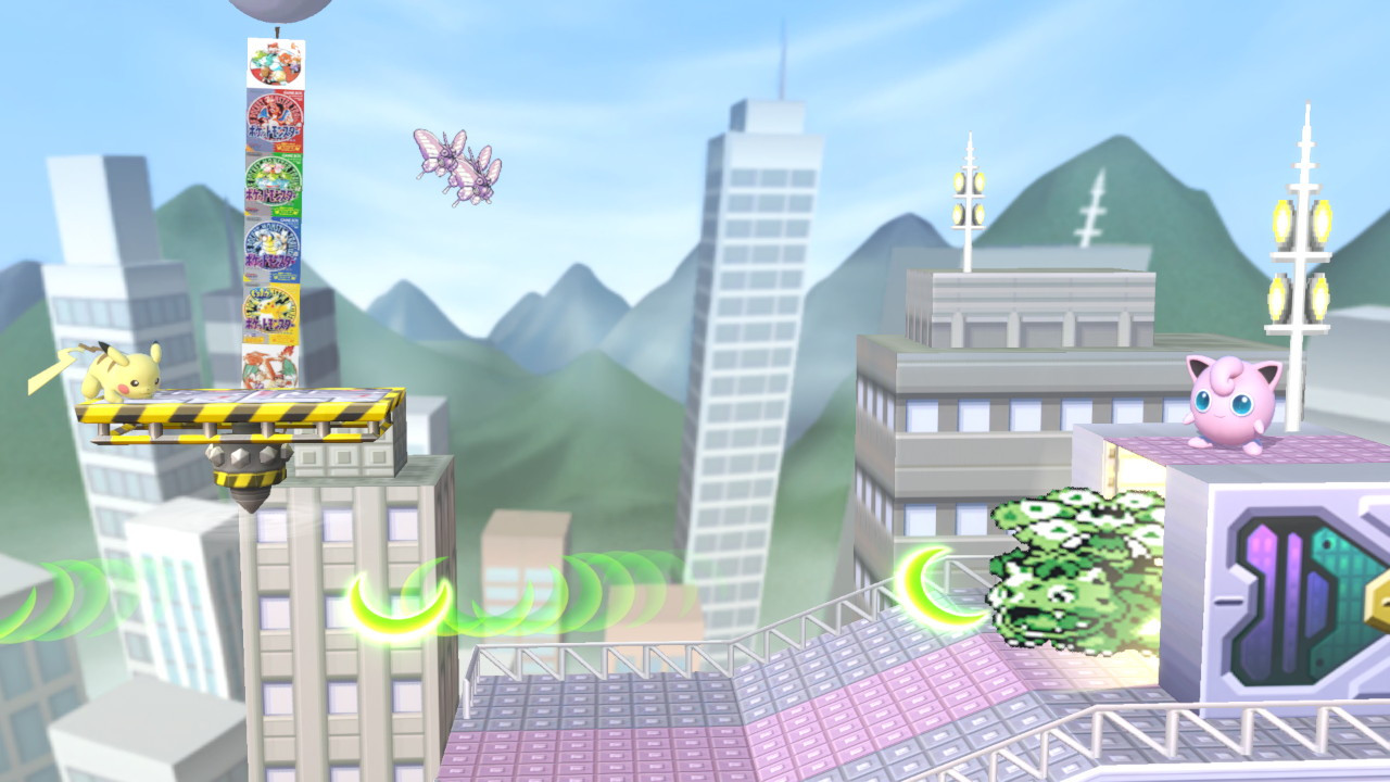 Gameboy Sprites Saffron City + New Pokemon Mod for Super Smash Bros ...