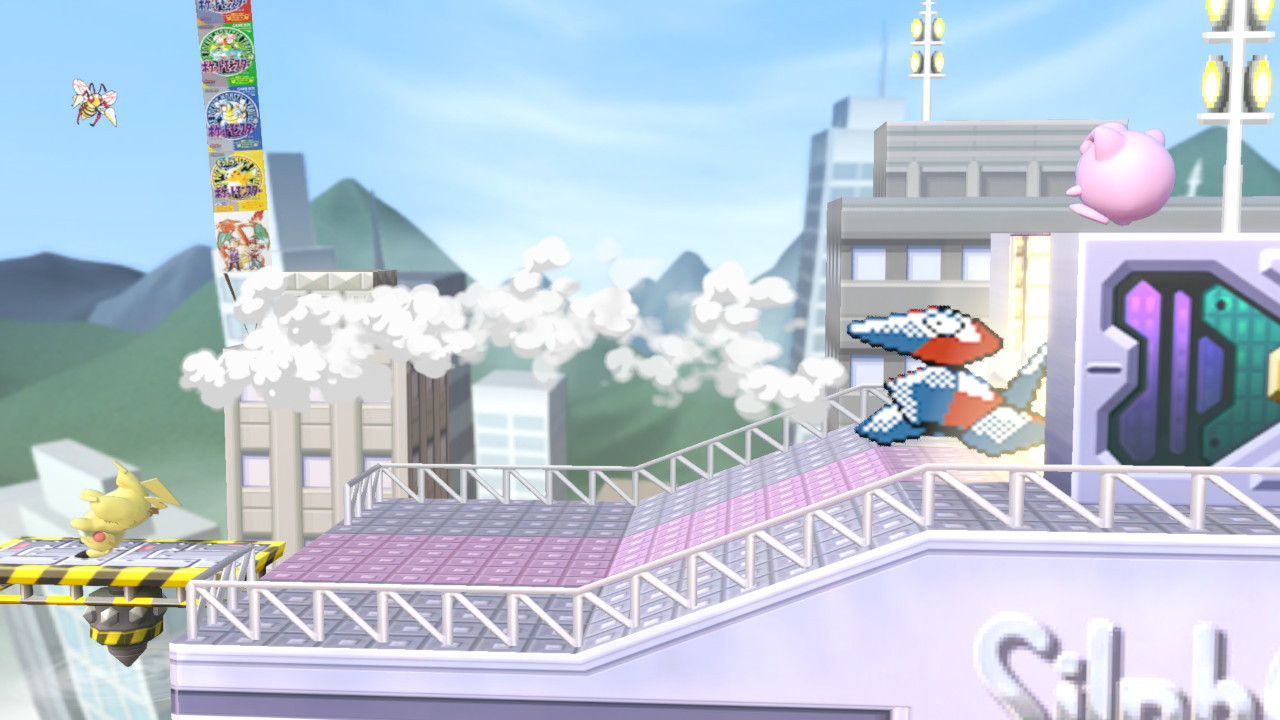 Gameboy Sprites Saffron City + New Pokemon Mod for Super Smash Bros ...
